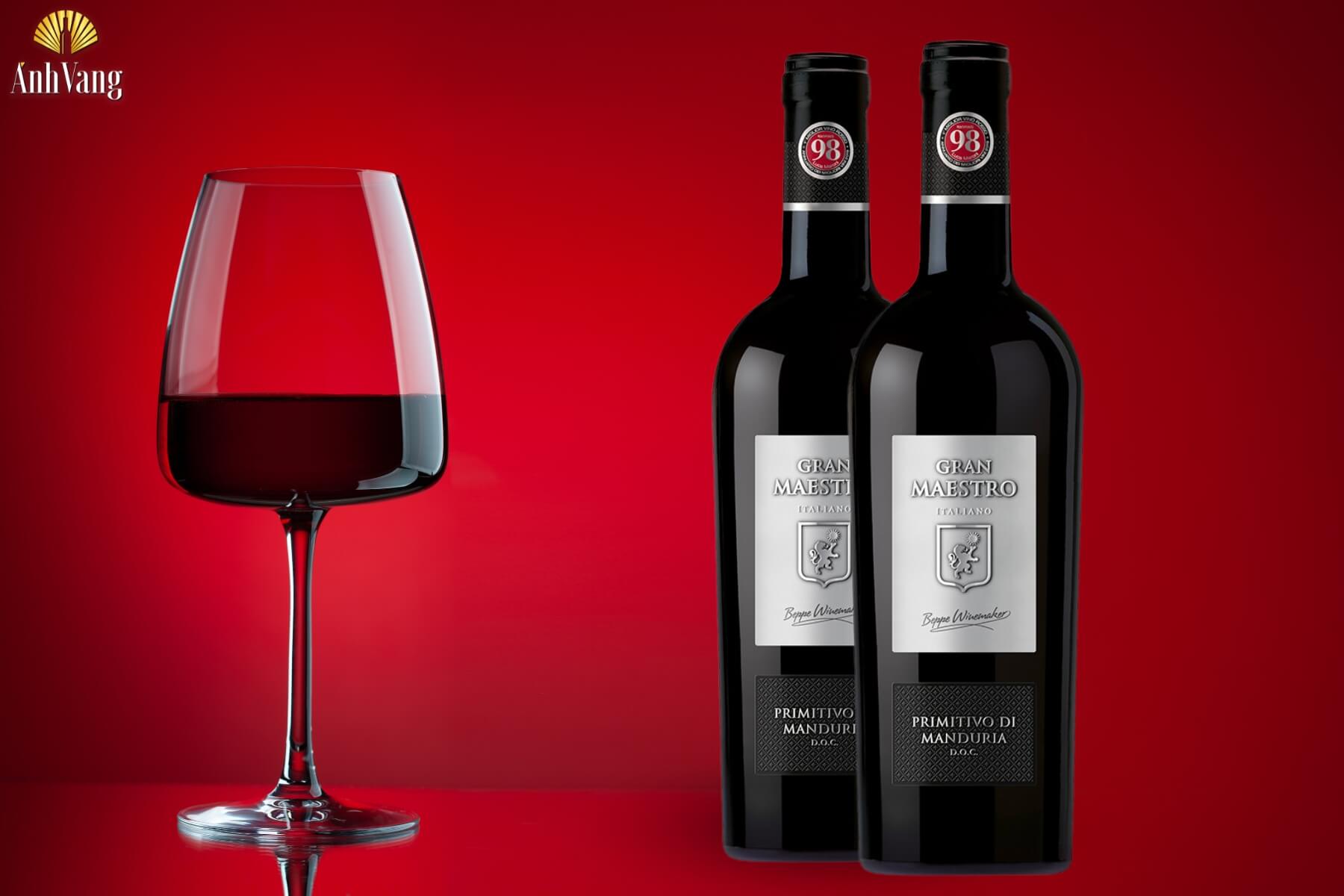 Rượu vang Ý Gran Maestro Primitivo di Manduria DOC